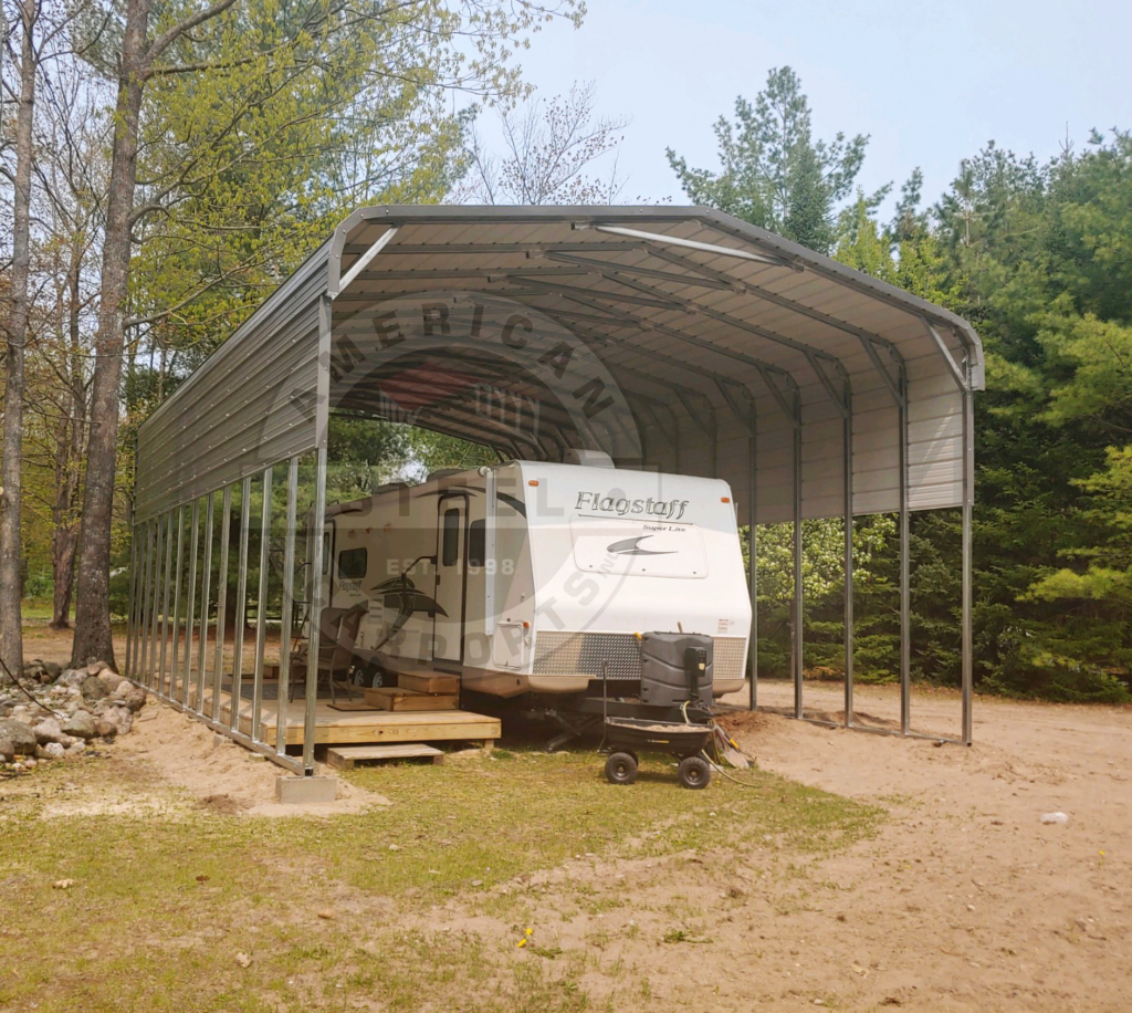 Harrisburg PA RV Metal Carport – American Steel Carports Inc.