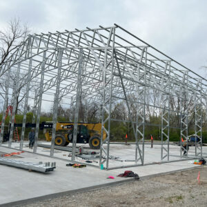 60x60 Metal Garage in Addison TX - American Steel Carports
