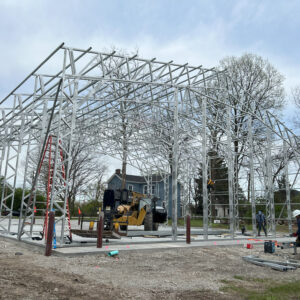 60x60 Metal Garage in Addison TX - American Steel Carports