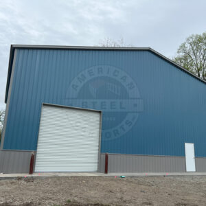 60x60 Metal Garage in Addison TX - American Steel Carports