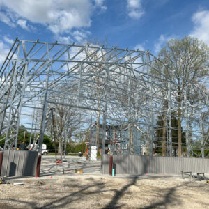 60x60 Metal Garage in Addison TX - American Steel Carports